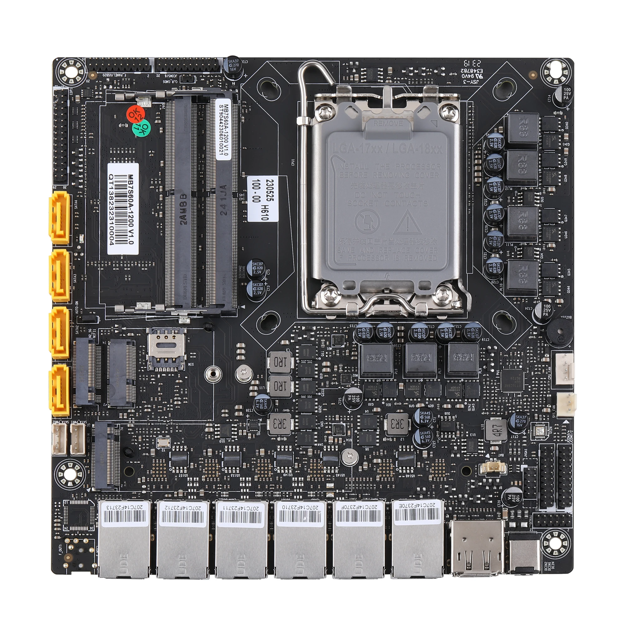 6-I225-V-Gigabit-Nic-motherboard-Qotom-dengan-12th-13th-Gen-Alder-Lake ...