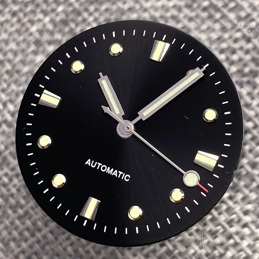 29mm-Black-Sterile-Watch-Dial-Face-Fit-Automatic-NH35A-NH36A-ETA2824 ...