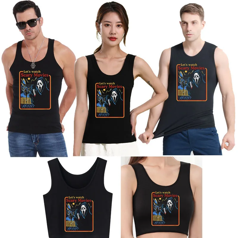 Let-s-Watch-Scary-Movies-Halloween-Safety-Tank-Tops-Funny-Women-s-and ...