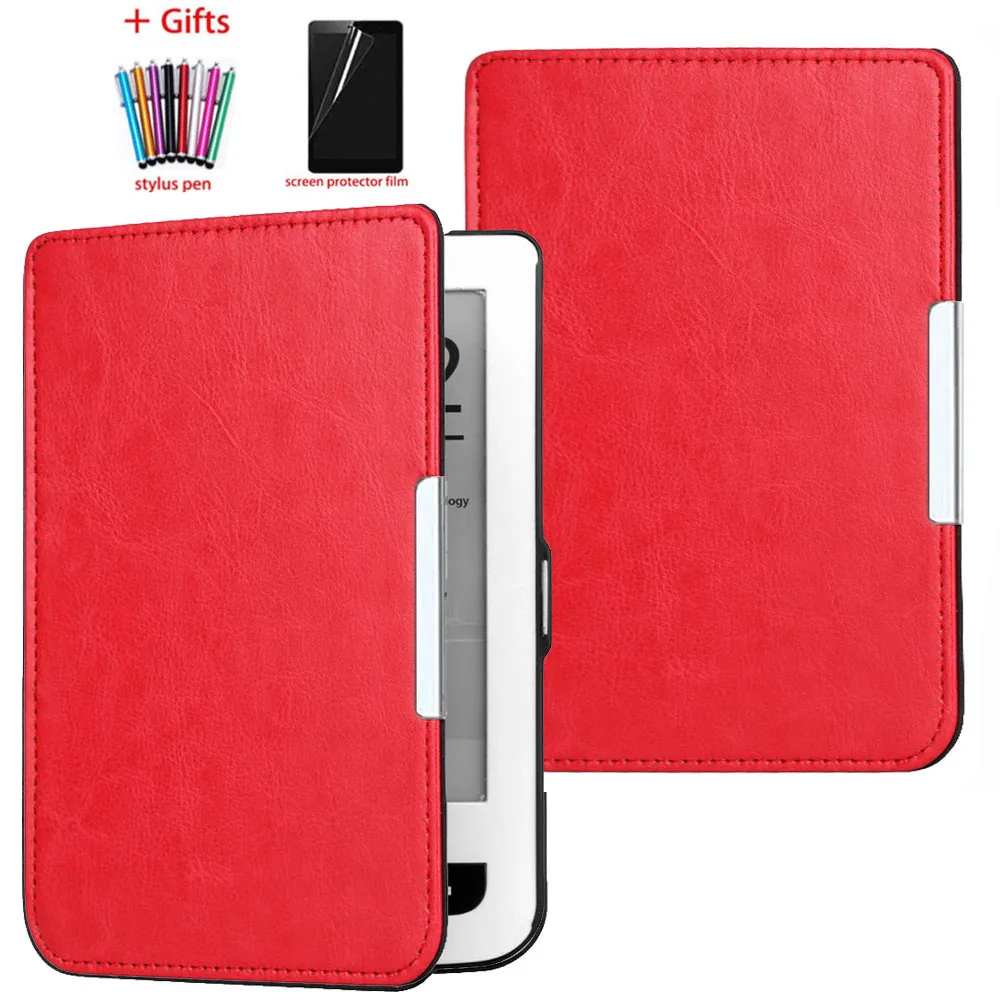 Lightweight-Leather-Case-for-Pocketbook-Basic-Touch-Lux-ebook-Reader ...