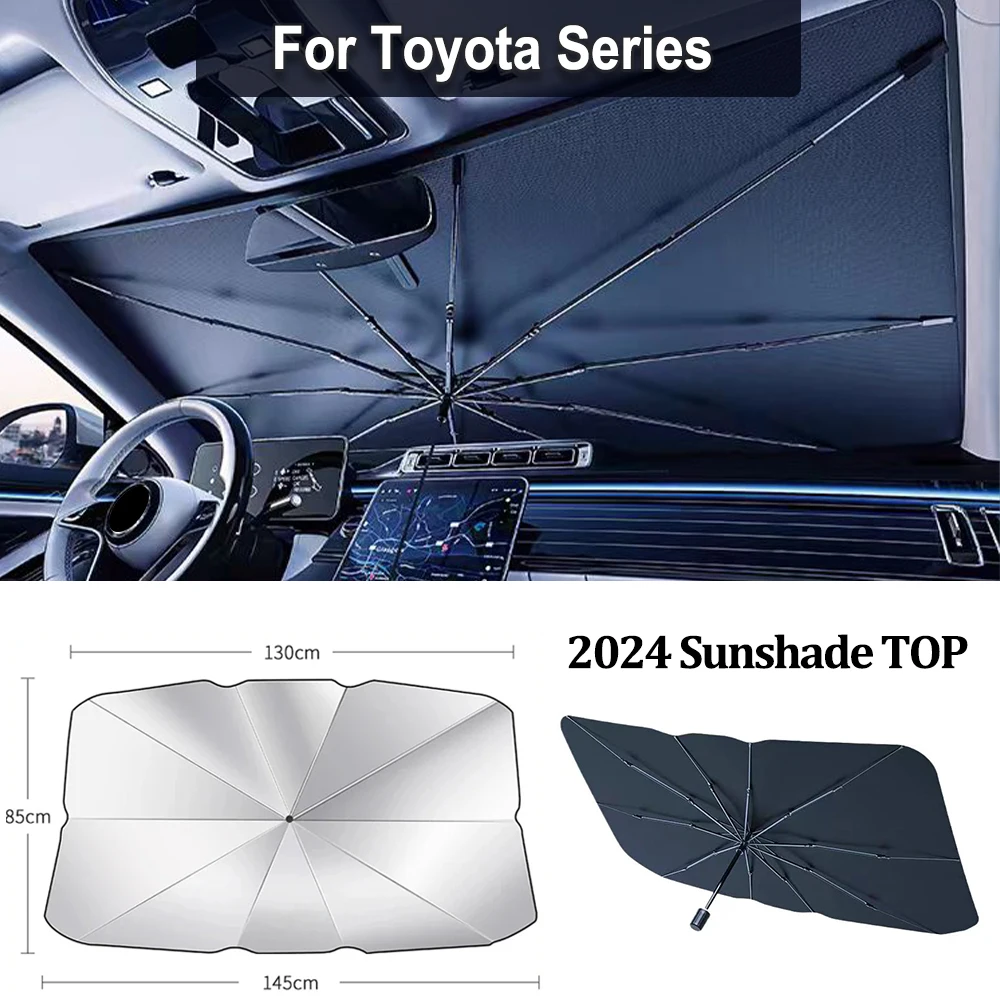 For Toyota Prius Camry Corolla C-HR CHR RAV4 Prado Car Sunshade ...
