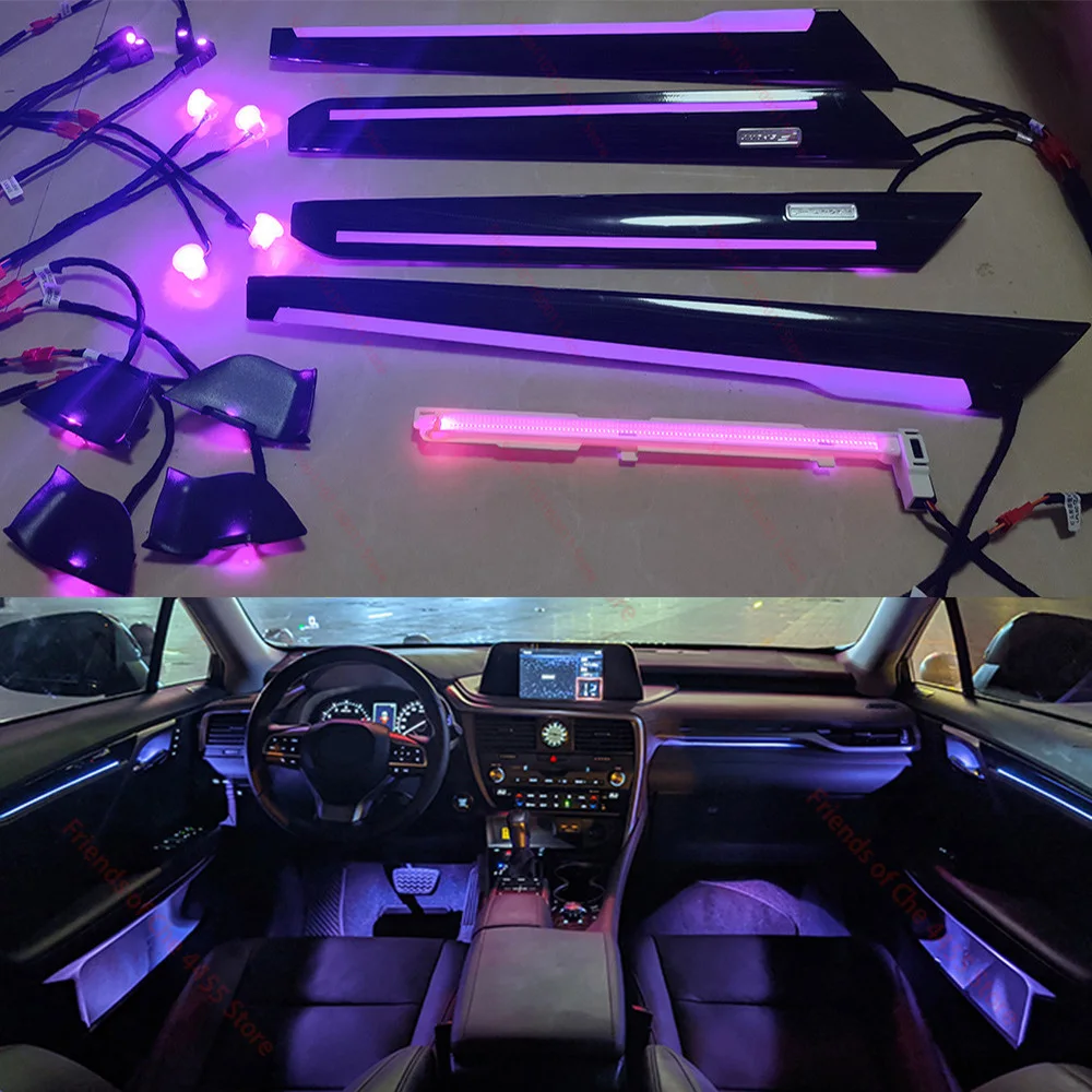 New-64-color-Ambient-Light-for-Lexus-RX-2016-2022-Atmosphere-Lamp-Car ...
