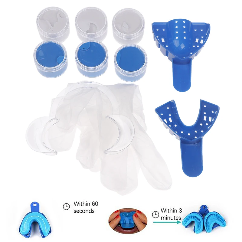 Dental Hydrophilic Firmer Mould Impression Putty Teeth Retainer Silicon ...