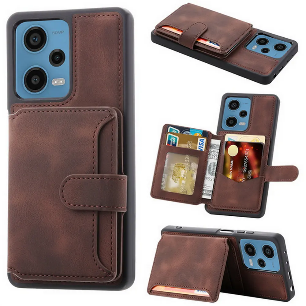 Business-Leather-Wallet-RFID-Card-Holder-Solt-Phone-Case-For-XiaoMi ...