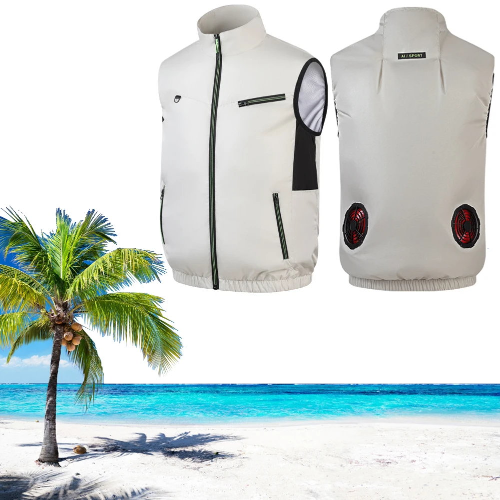 Cooling-Vest-Ice-Fan-Vest-Heat-Resistant-Air-Conditioner-Clothes-3-Gear ...