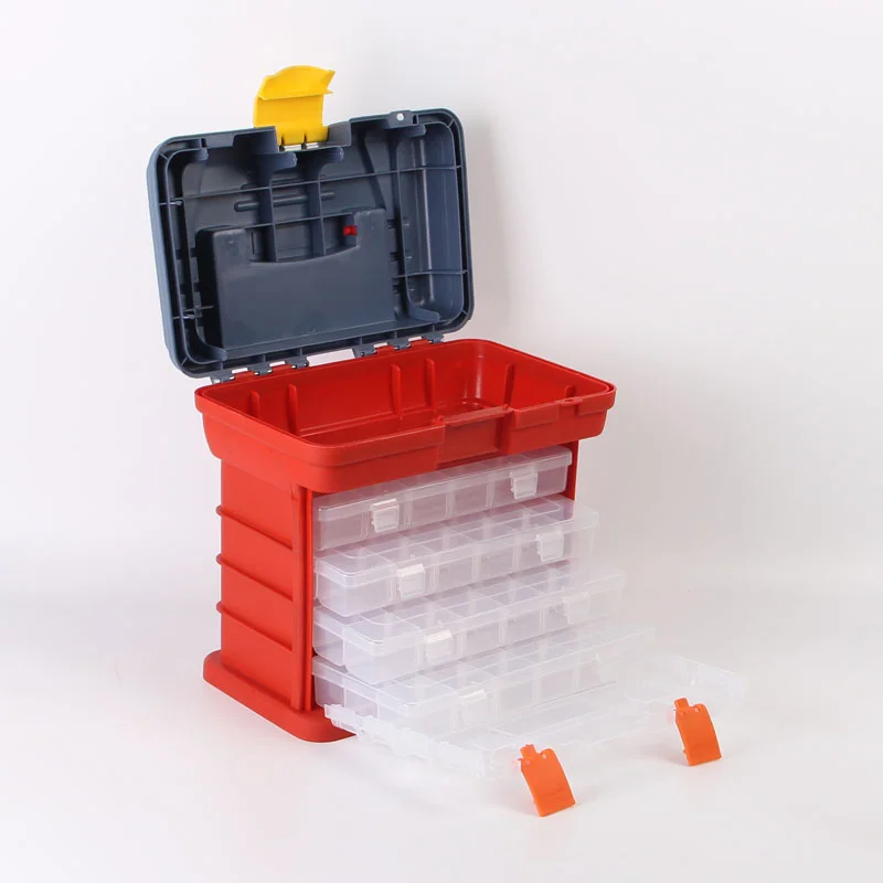 Red Plastic Toolbox