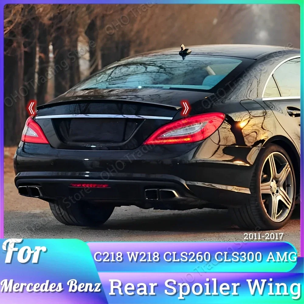 Car-Rear-Trunk-Roof-Spoiler-Tail-Wing-For-Mercedes-Benz-CLS-Class-W218 ...