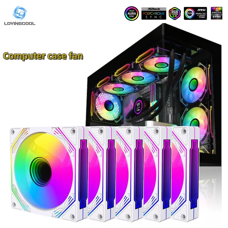 LOVING-COOL-Mirror-Pro-120mm-PC-Game-Case-Fan-Unlimited-Space-ARGB ...