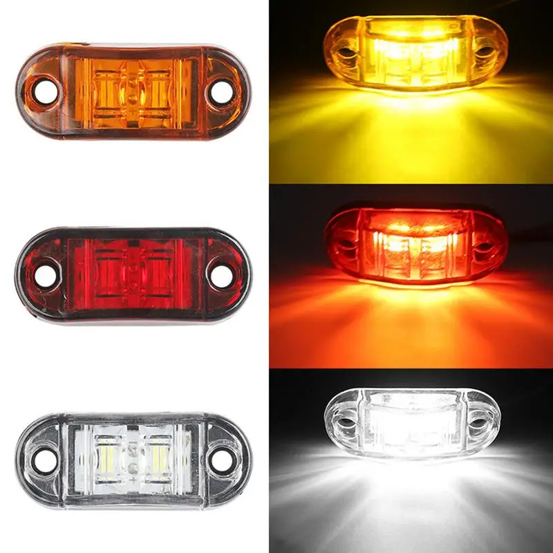2-LED-Side-Warning-Lights-for-Car-Truck-Trailer-Width-Lamp-Signal ...