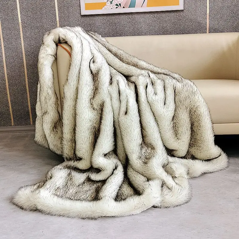 Coperta-in-pelliccia-sintetica-di-fascia-alta-imitazione-pelliccia-di ...