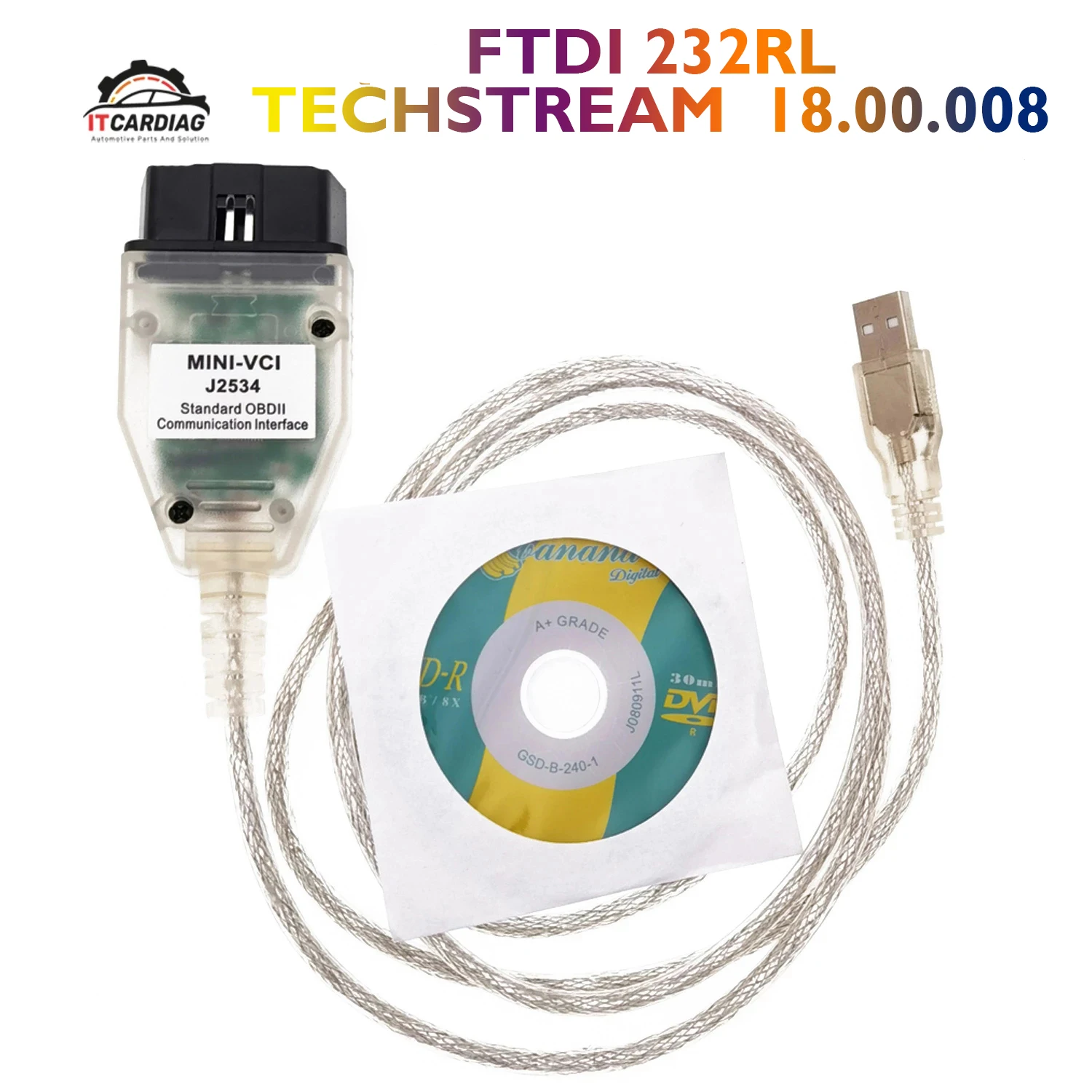 Toyota-TIS-Techstream-i-in-FTDI-ftrl-Mini-Vci-V18-00-008-Minivci-MINI ...