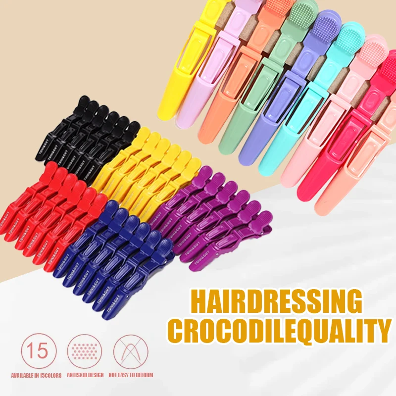 Hairdressing Clips Variety Of Styles Alligator Hair Grip Hairdressing ...