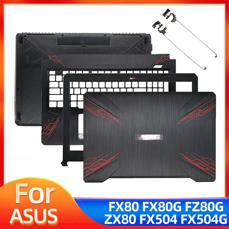 New-Laptop-LCD-Back-Cover-Front-bezel-Hinges-Palmrest-Bottom-Case-For ...