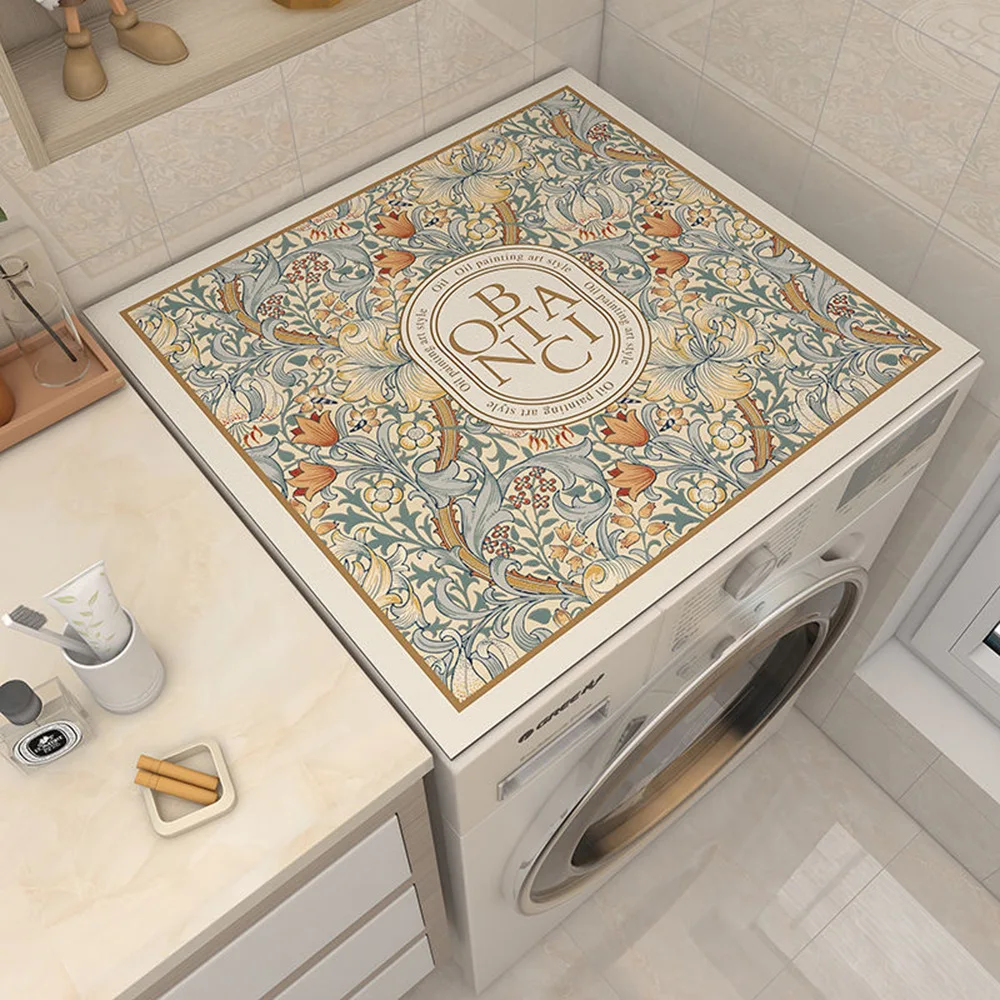 Washing-Machine-Dust-Cover-Super-Absorbent-Mat-Diatom-Mud-Kitchen-Mat ...