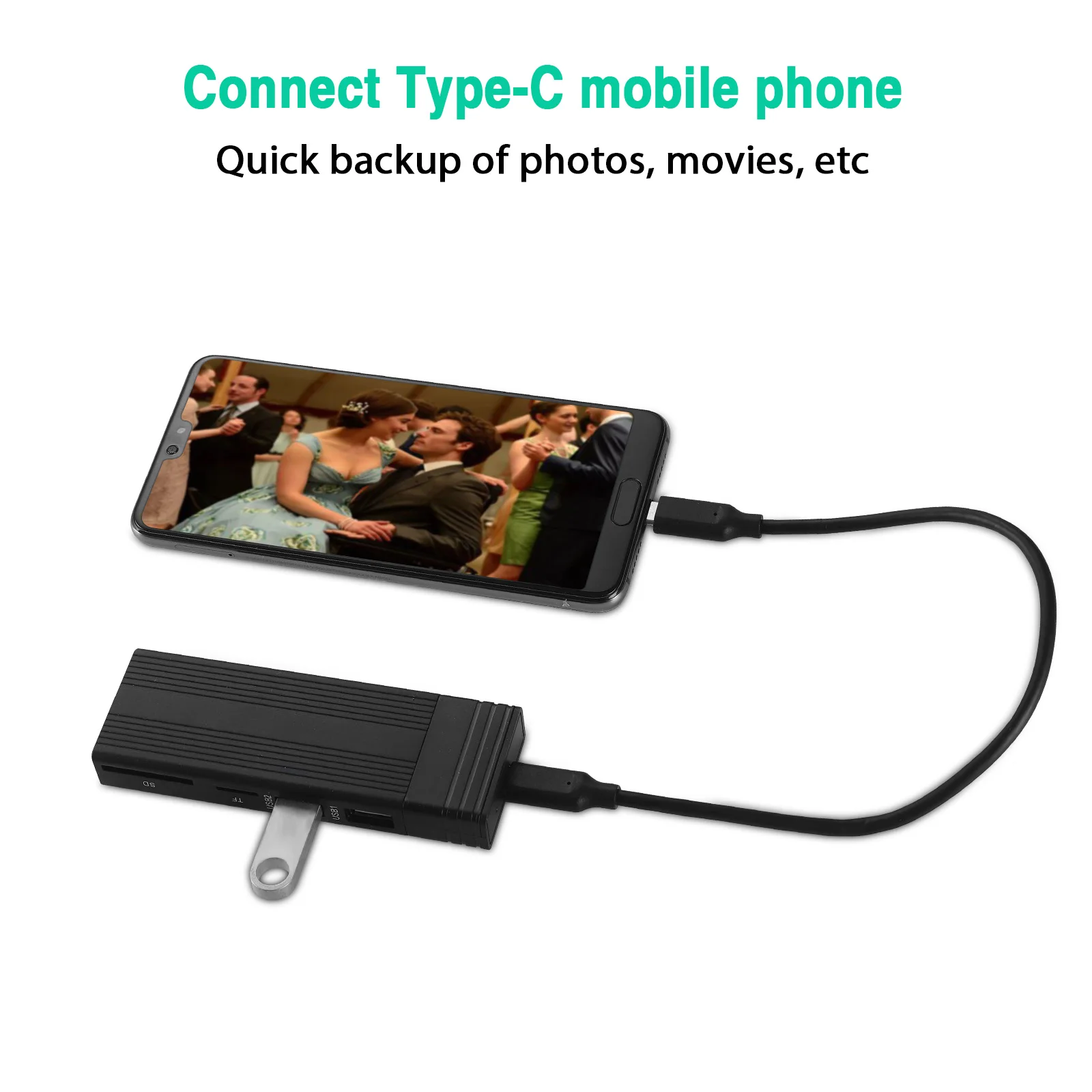 Shop Generic Portable SSD NVME HUB Hard Disk Enclosure Support 2TB ...