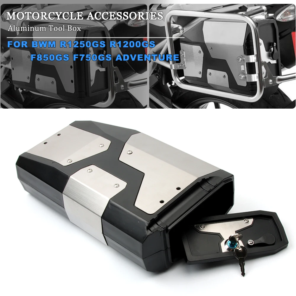 Motorcycle Aluminum Decorative 4.2 Liters Tool Box For BMW R1200GS LC ...