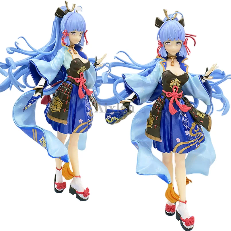 25cm Anime Genshin Impact Game Figure Kamisato Ayaka Pvc Action Figure ...