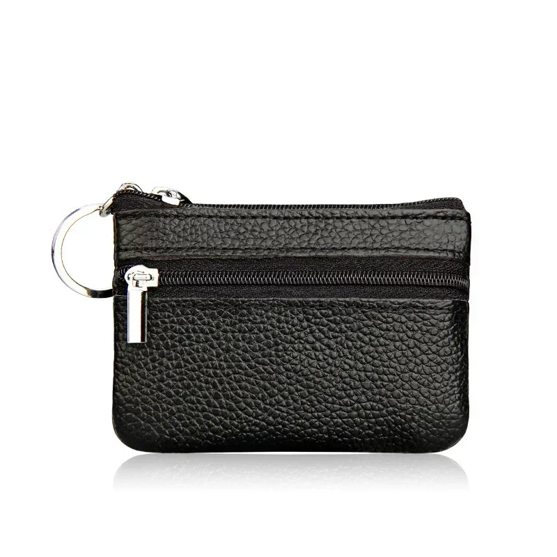 Mini Multi-color Genuine Leather Small Coin Purse Light Top Layer ...