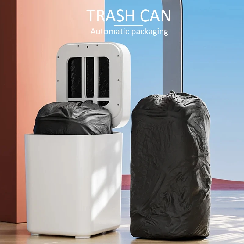 17L-Automatic-Bagging-Trash-Can-Intelligent-Sensor-Kitchen-Garbage-Bin-Smart-Bathroom-Self ...