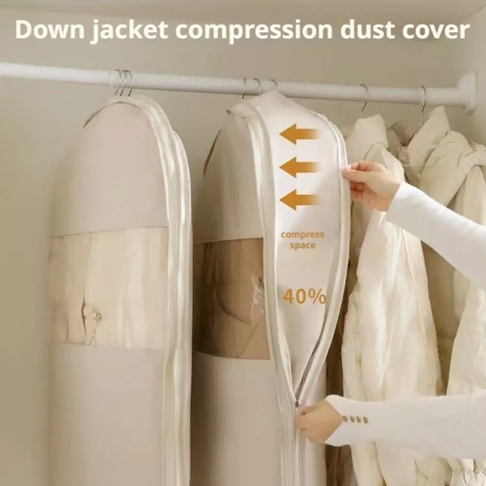 Compressed Dust Cover Wardrobe Clothes Dust Bag Household Visible ...
