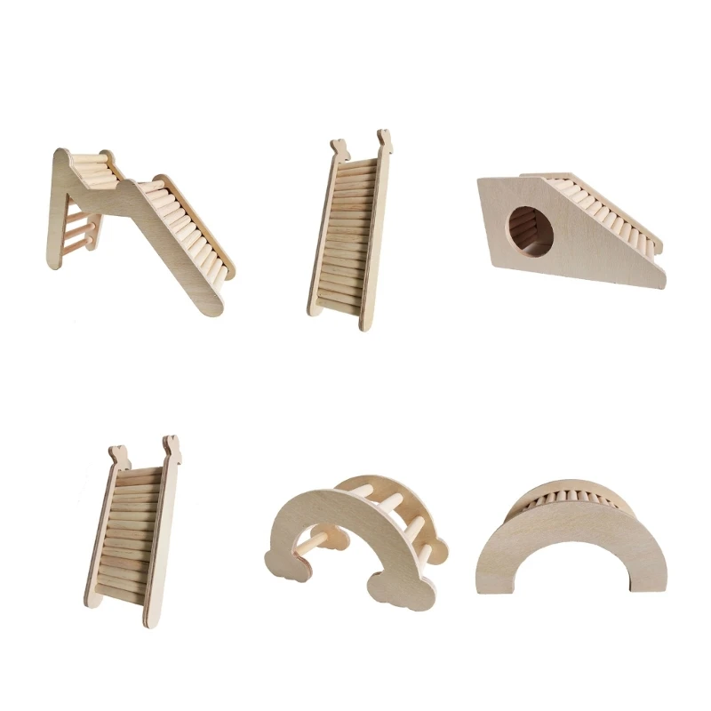 6xde Hamster Climbing Ladder/suspension Bridge For Guinea Pigs Hedgehog ...