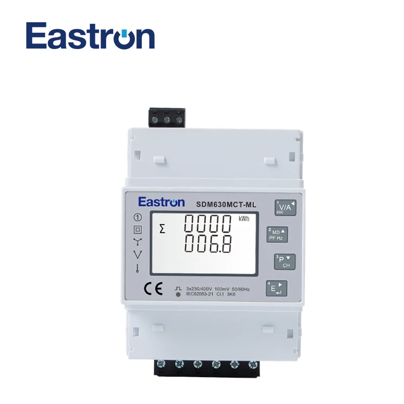 Sdm630mct Ml Tcp 100mv Ct Connected 3 Phase Din Rail Multi Circuit Tcp Multifunction Energy