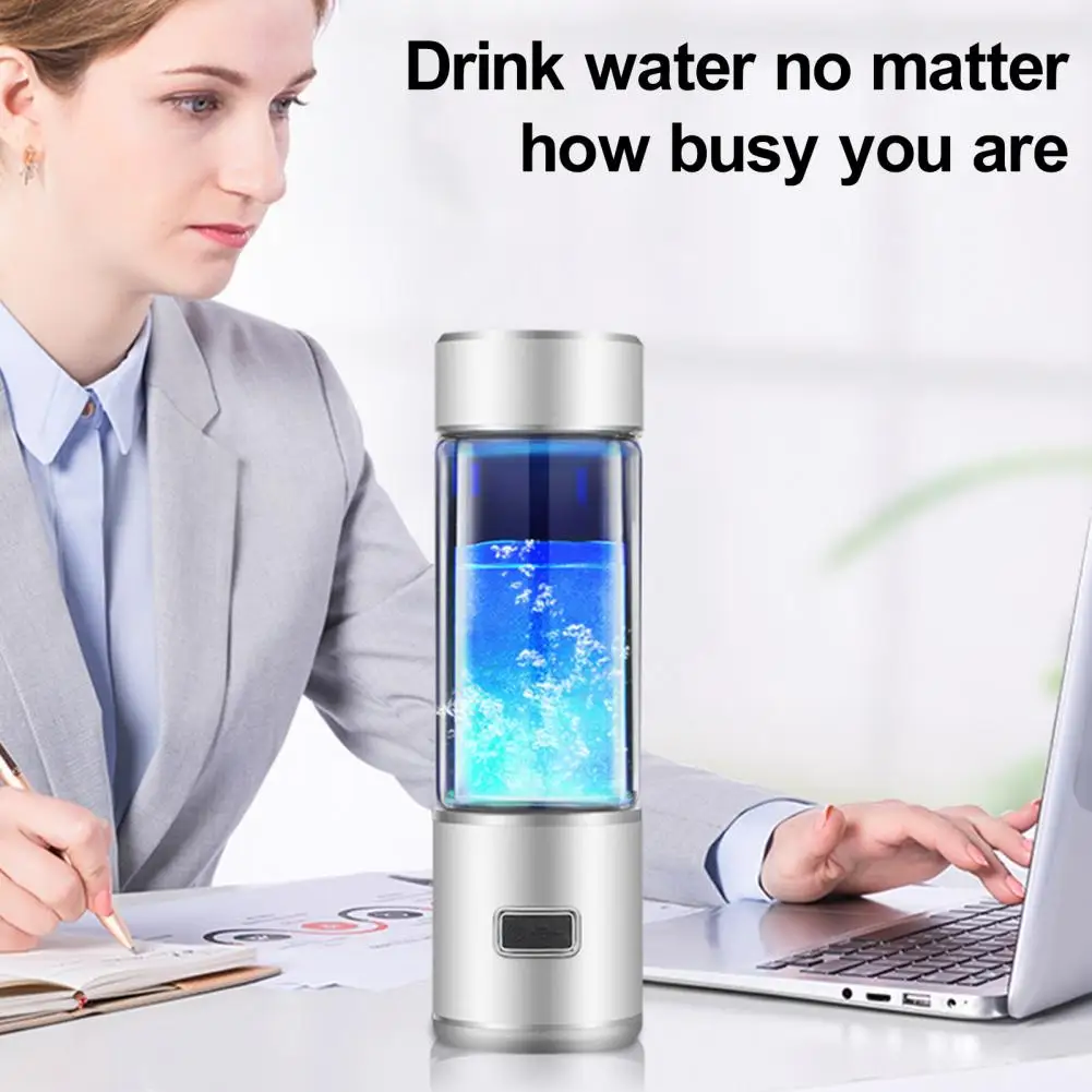 350ML Hydrogen Water Cup USB Charging Hydrogen Water Generator ...