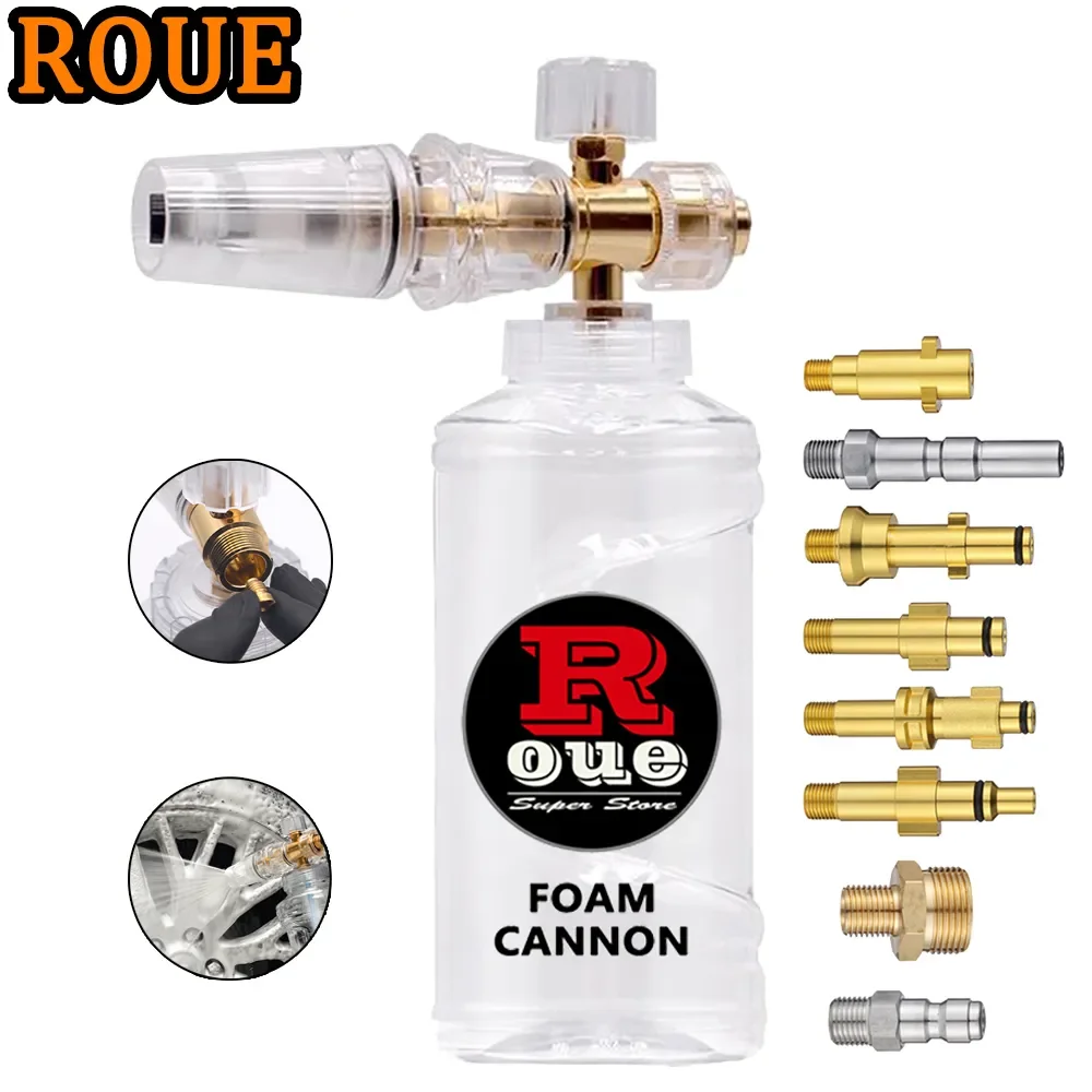ROUE-Car-Wash-Soap-Foam-Gun-1L-Bottle-Spray-High-Pressure-Snow-Foam ...