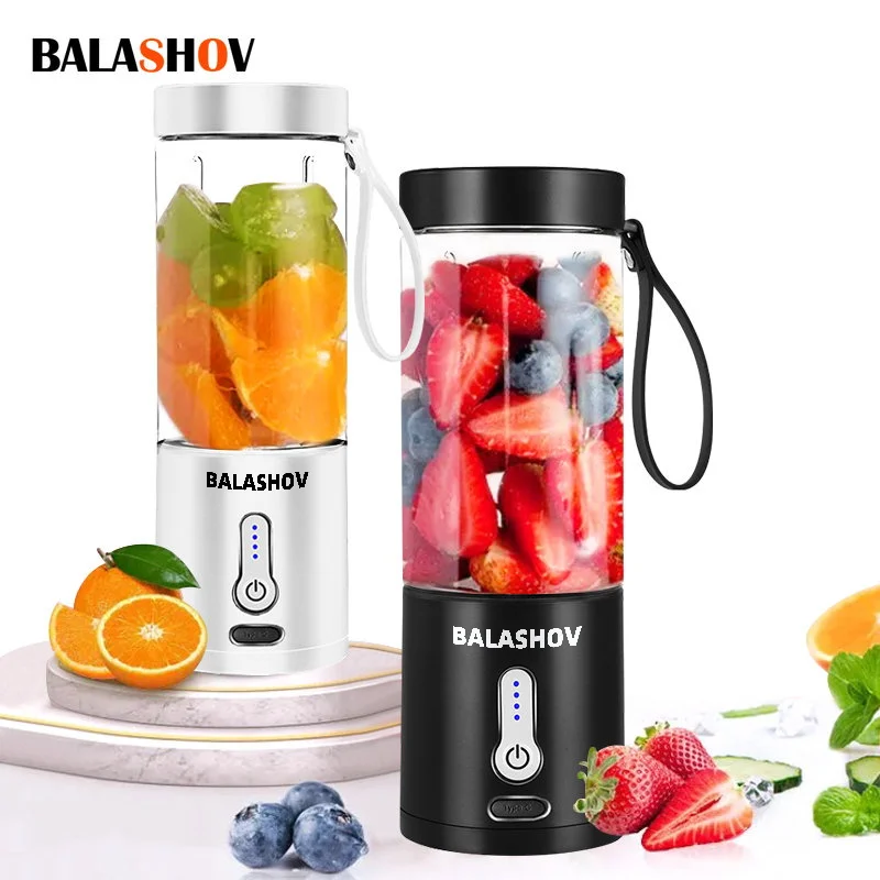 530ML-Electric-Juicer-Portable-Smoothie-Blender-USB-Rechargeable ...