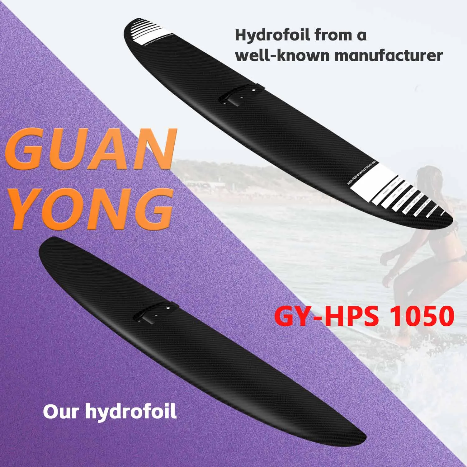 Customizable-Carbon-Fiber-Hydrofoils-Front-Wing-Surfing-Equipment ...