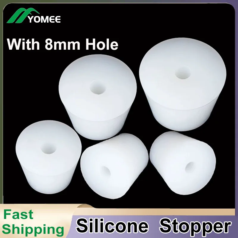 Rolha-de-Silicone-com-Furo-Plugues-Perfurados-Produto-Comest-vel-C-nico ...