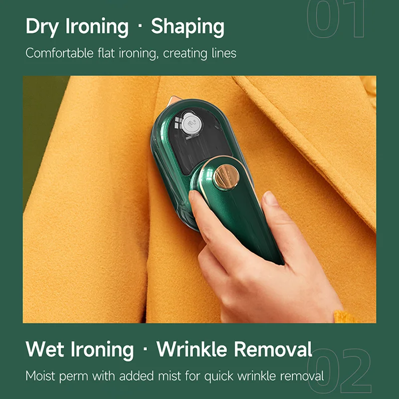 Generic Mini Folding Steam Iron Handheld Wet And Dry Double Hot Steam ...