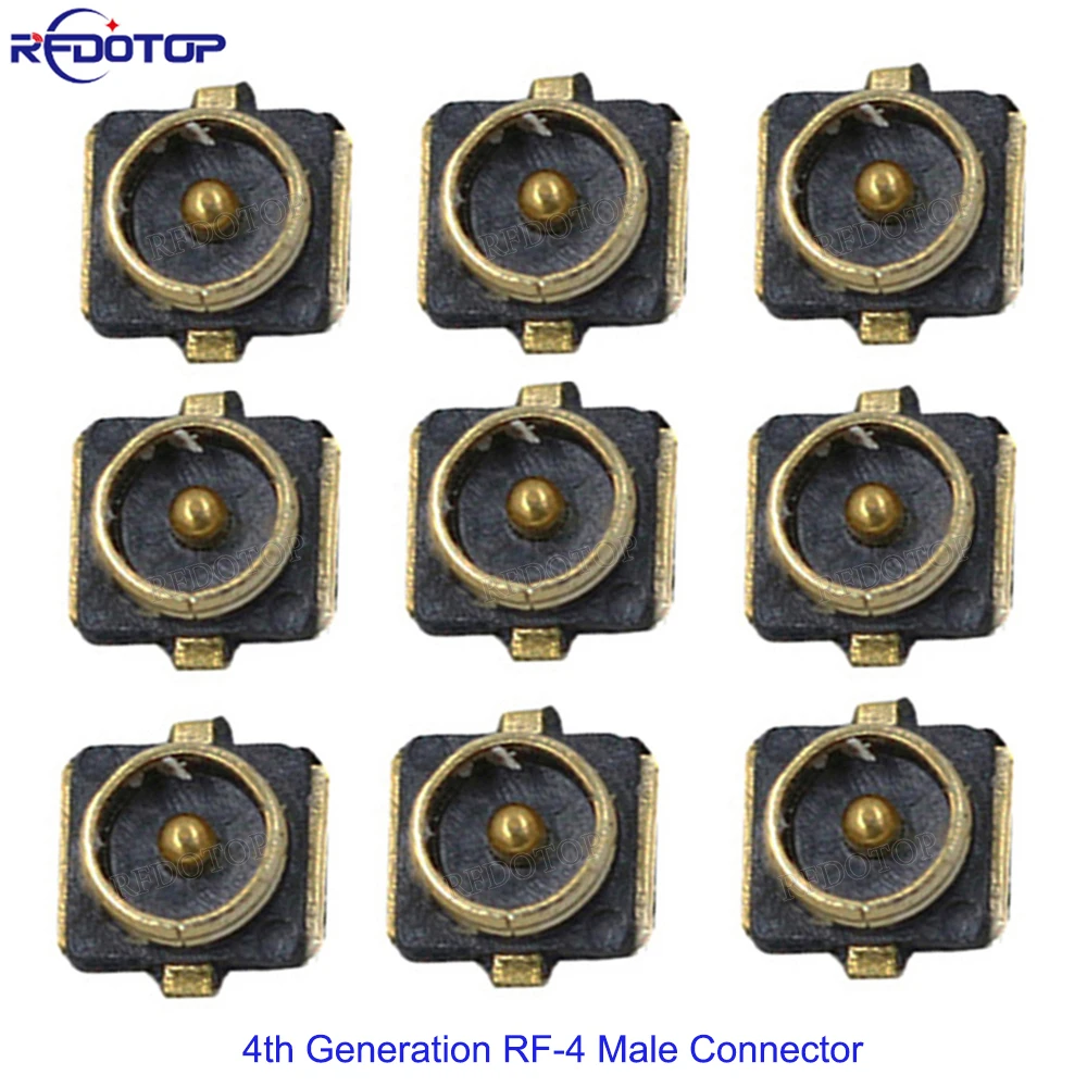 10 개/몫 U.FL IPX IPX-1/IPX-3/IPX-4 수 플러그 커넥터 안테나 베이스 SMT RF 동축 WiFi 커넥터 ...