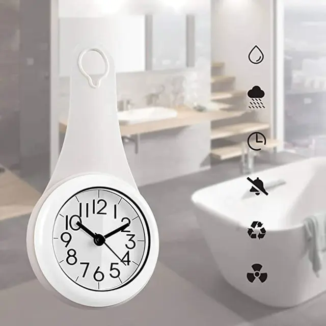 Clocks For Bathrooms New Wall Clock 14 Inch Bathroom Clock, Rustic