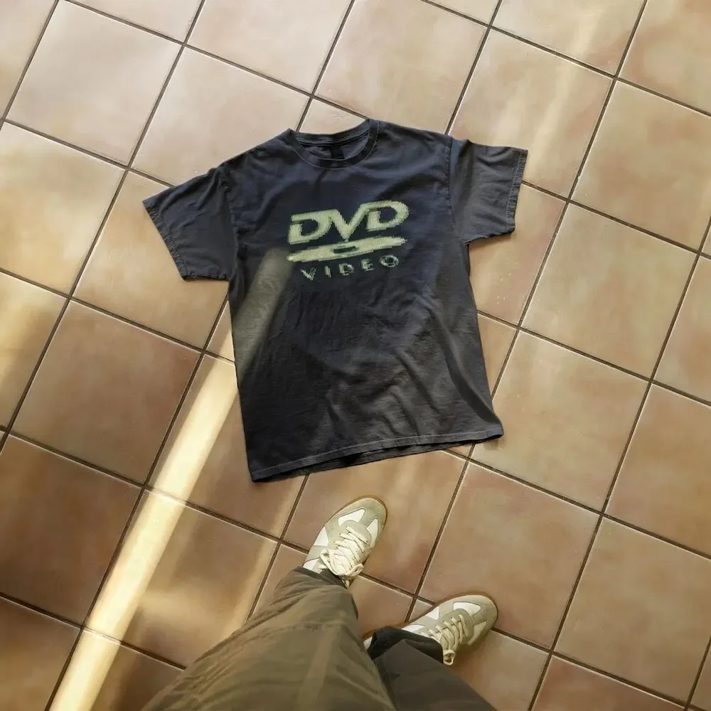 DVD Video Graphic Retro Street Hip Hop T-Shirt Oversized Y2k Women Men ...