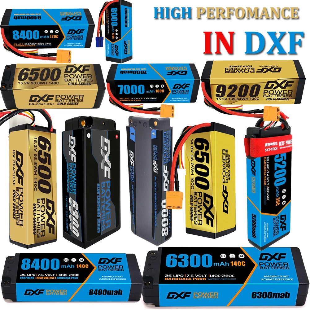 DXF-Lipo-2S-4S-6S-Battery15-2V-9200mAh-7000mah-6500mah-6200mah-5200mah ...