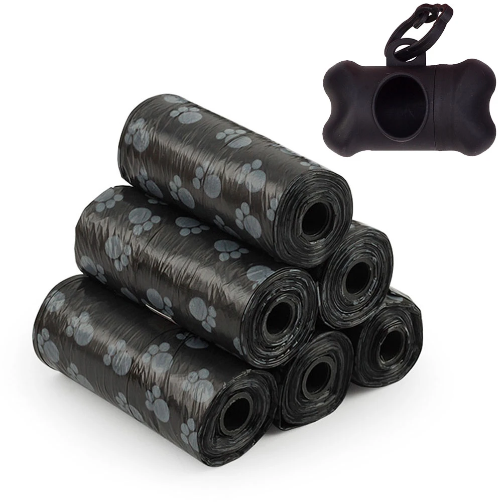 Degradable Pet Waste Poop Bags Dog Cat Clean | Dog Poop Bags Really ...
