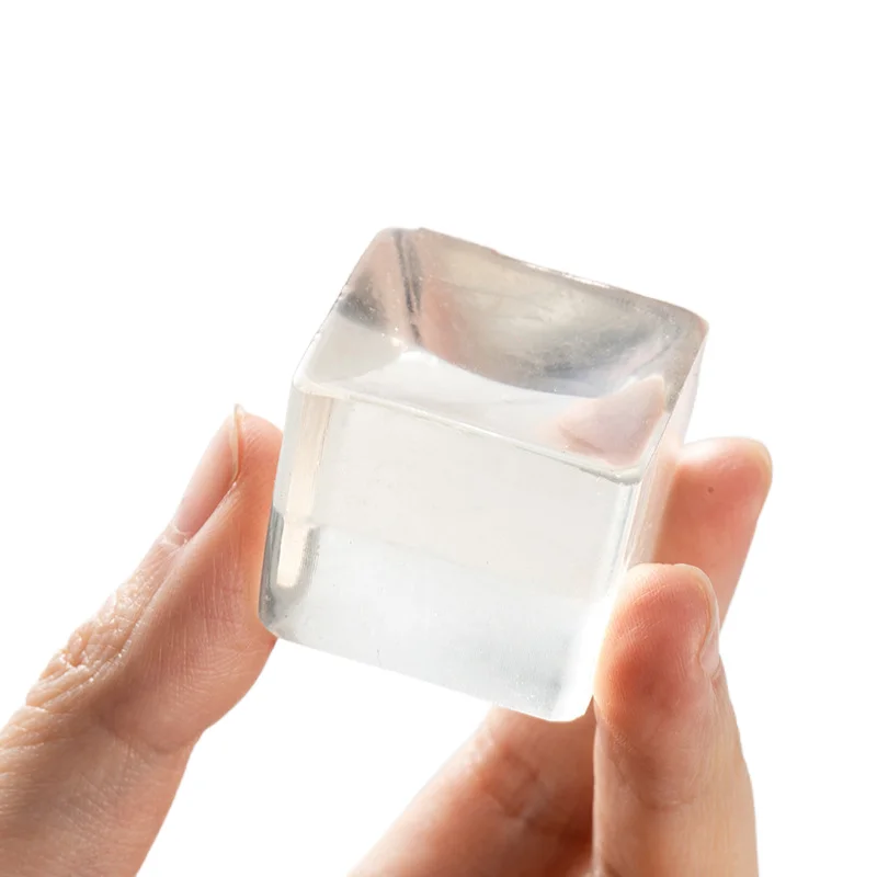 Mini-Release-Stress-Transparent-Small-Ice-Block-Pinch-Music-Children ...