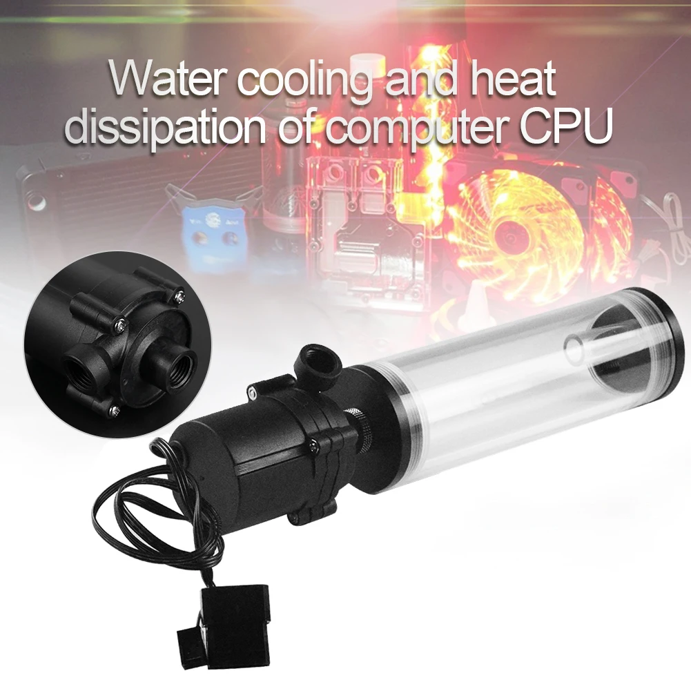 Water Cooler CPU for PC Thread Cylinder Computer Water Tank PC Water ...