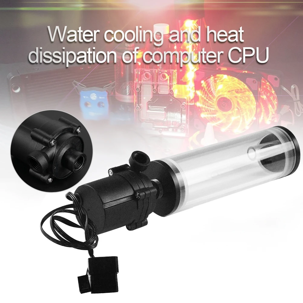 Water Cooler CPU for PC Thread Cylinder Computer Water Tank PC Water ...