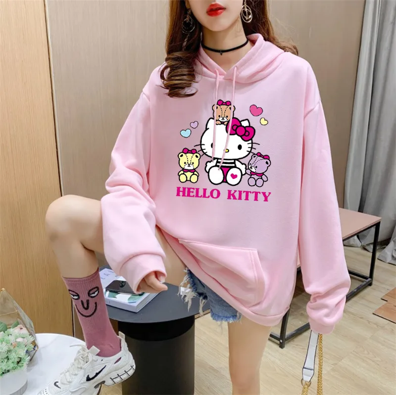 Sanrio-Hellokitty-Ins-Super-Hot-Spring-Autumn-Winter-Plush-Thickened-Sweater-Girl-Student-Loose ...