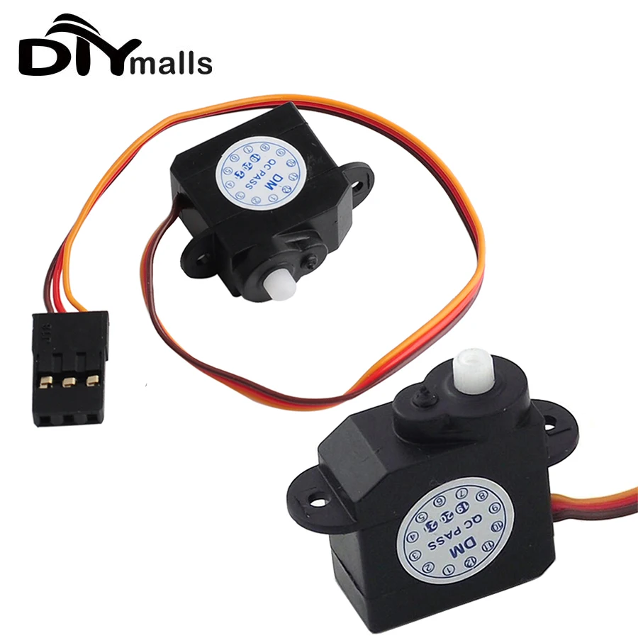 DIYmalls-2pcs-2-1g-Micro-Servo-DM-S0020-2g-Mini-servo-180-Degree-3-7V ...