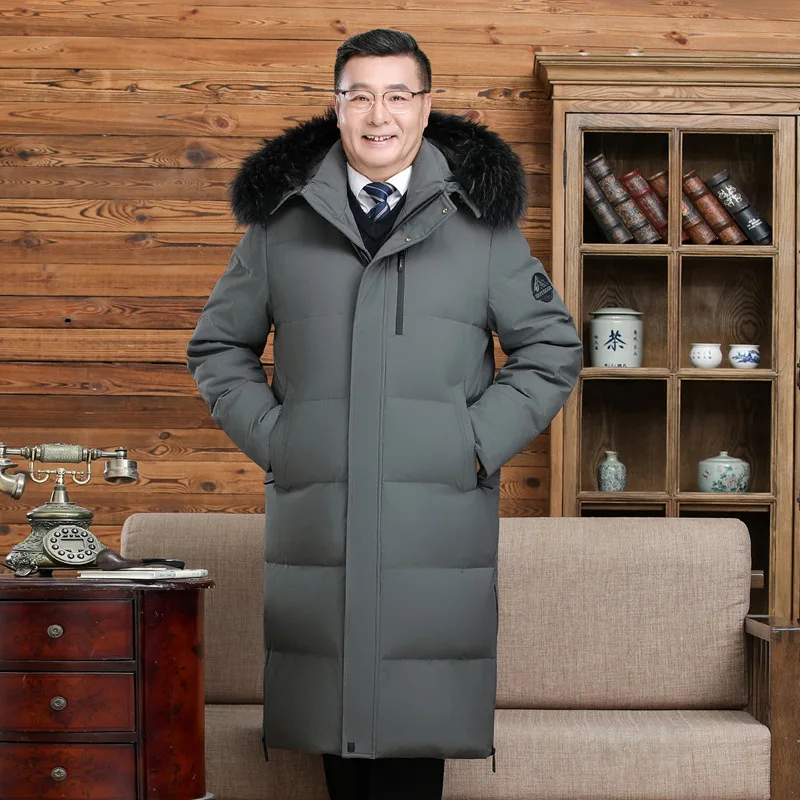 Canada Fashion Winter Jacket Man Down Coats Parka Thick Men White Goose ...