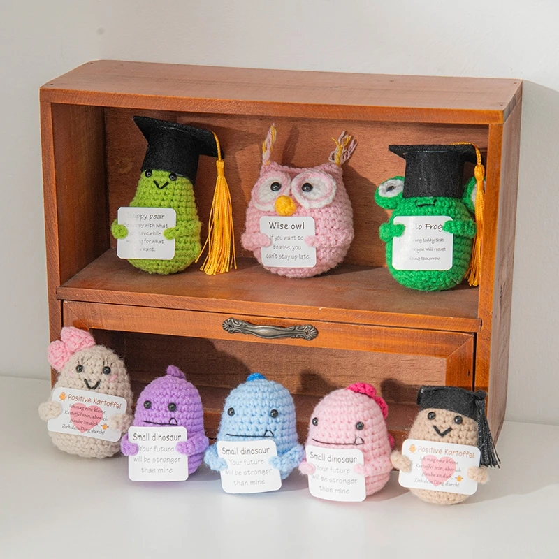 Positive-Energy-Potato-Cute-Wool-Knitting-Doll-With-Card-Funny-Positive ...