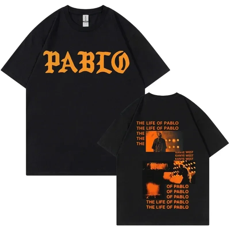 Rapper-Graphics-Print-Men-s-T-shirt-THE-LIFE-OF-PABLO-T-Shirt-Summer ...