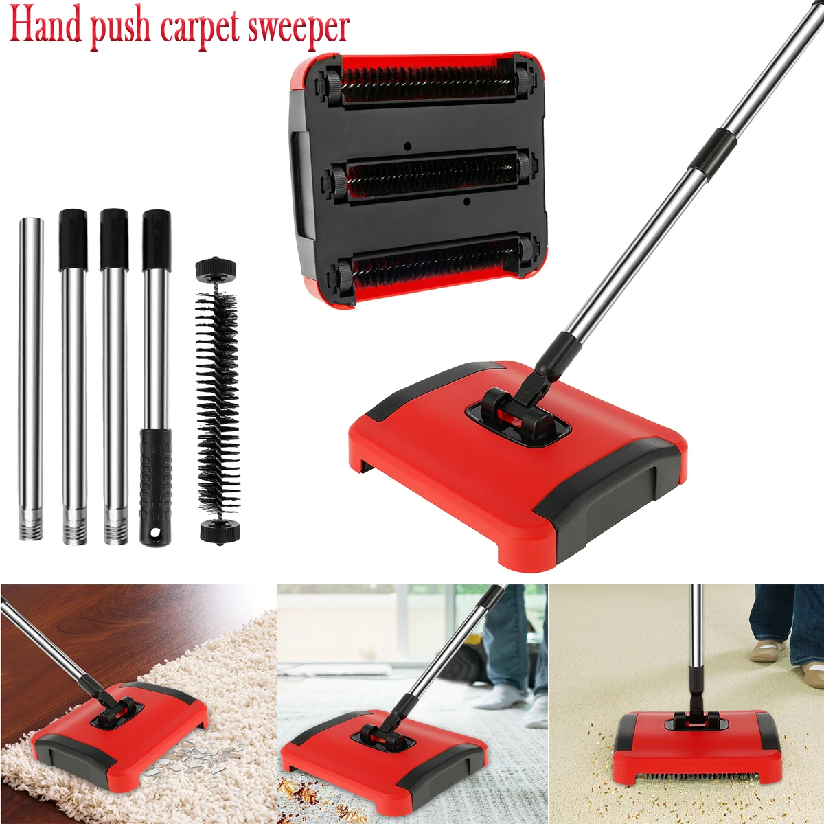 Hand-Sweeping-Machine-Carpet-Floor-Sweeper-Cleaner-Hand-Push-for ...