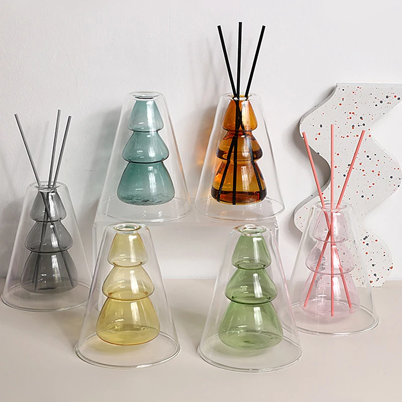 1PC-Aromatherapy-Diffuser-Bottle-Double-Layer-Transparent-Simple-Glass ...