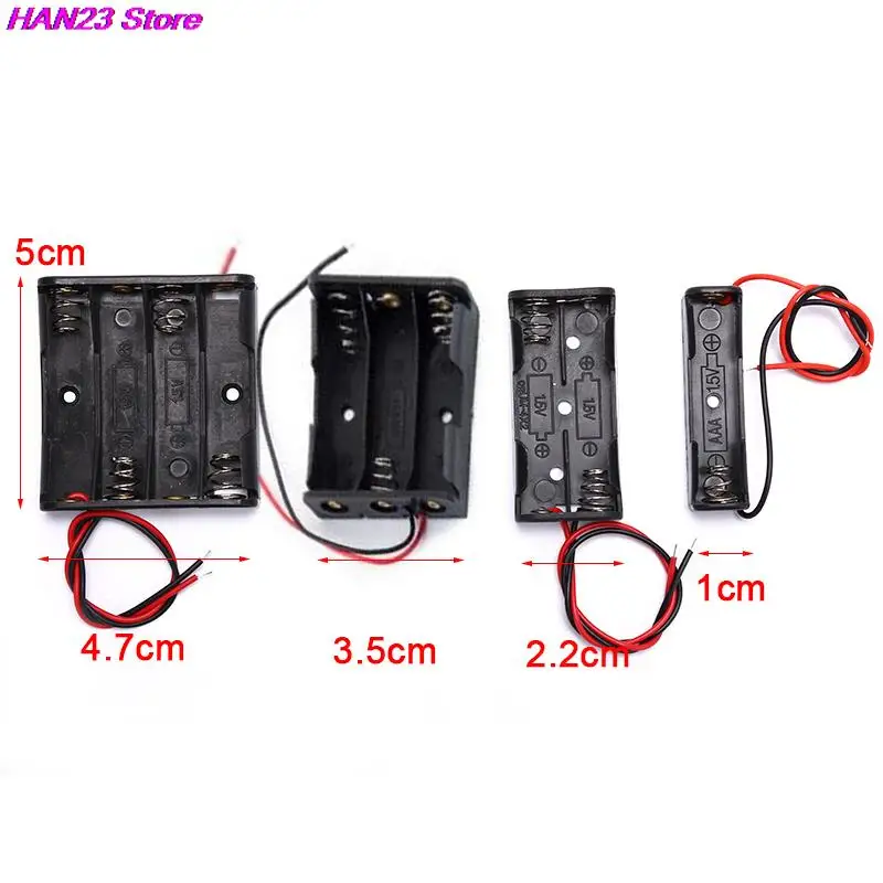 1x-2x-3x-4x-AAA-Battery-Holder-Case-AAA-Cell-Storage-Box-Battery ...