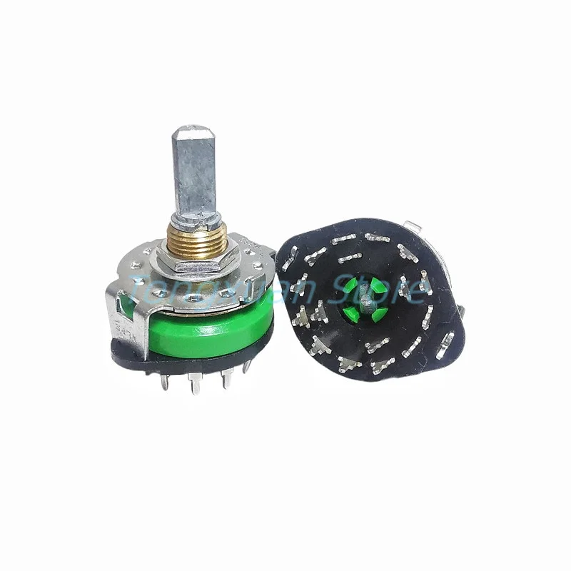 1pc ALPS Band Rotary Switch 4 Pole 12 Position SRRM1C7800 Power ...