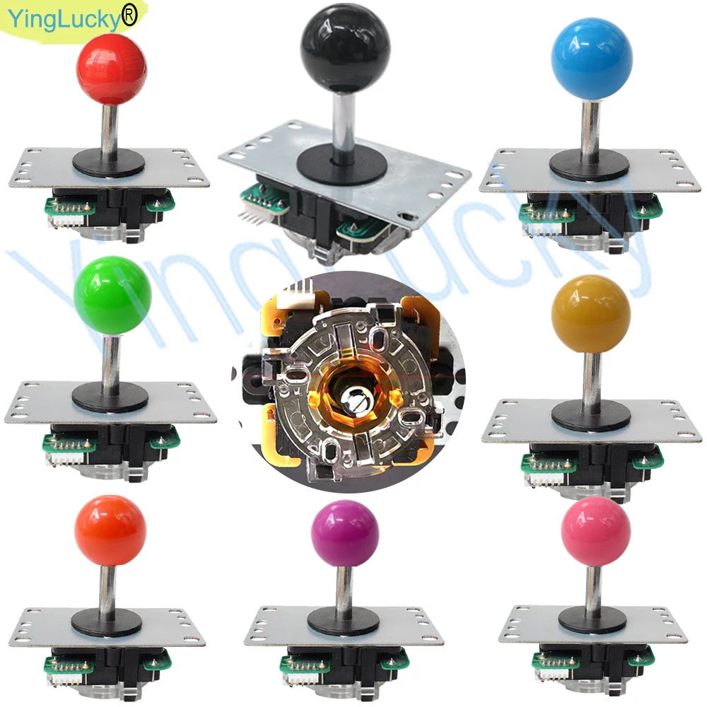 Joysticks-arcade-8-vias-5-pinos-joystick-c-pia-sanwa-para-jogos ...